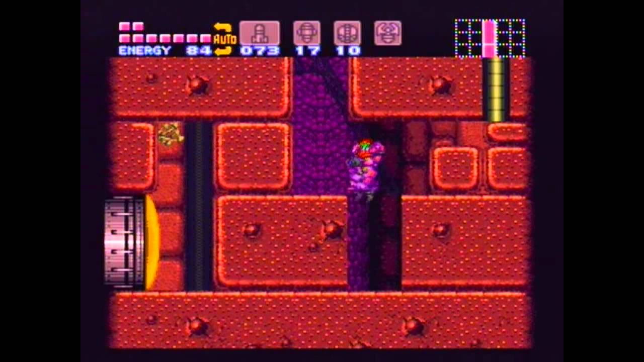Super Metroid - Speedball from noob bridge - YouTube