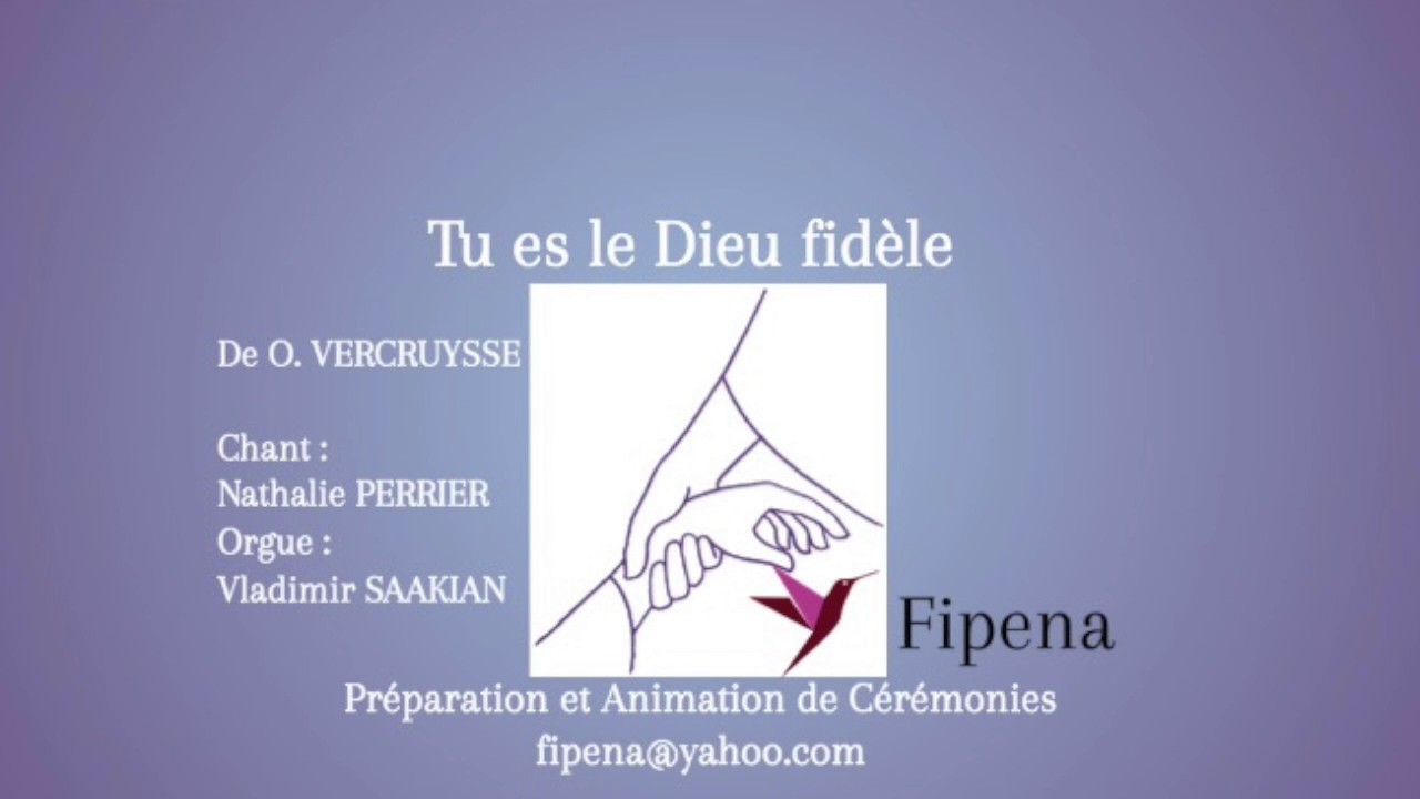 Tu es le Dieu fidèle - Fipena - YouTube