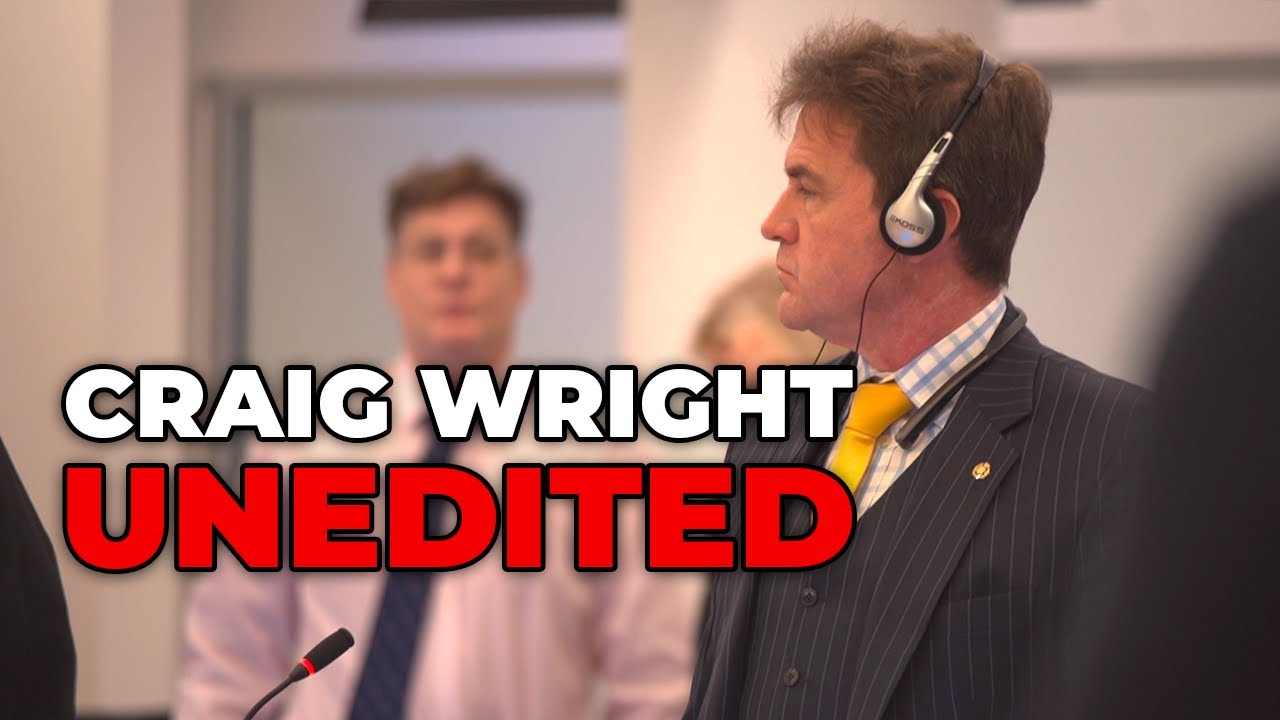 Craig Wright Full Testimony: Hodlonaut v Craig Wright - Day 3 - YouTube