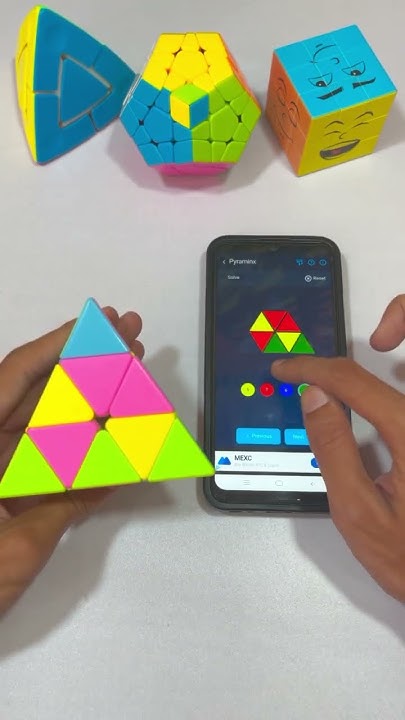 Solving Pyraminx with Rubik’s Cube App - YouTube