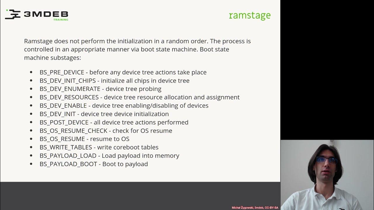 Arch4031 02 coreboot Boot Process 08 Ramstage - YouTube