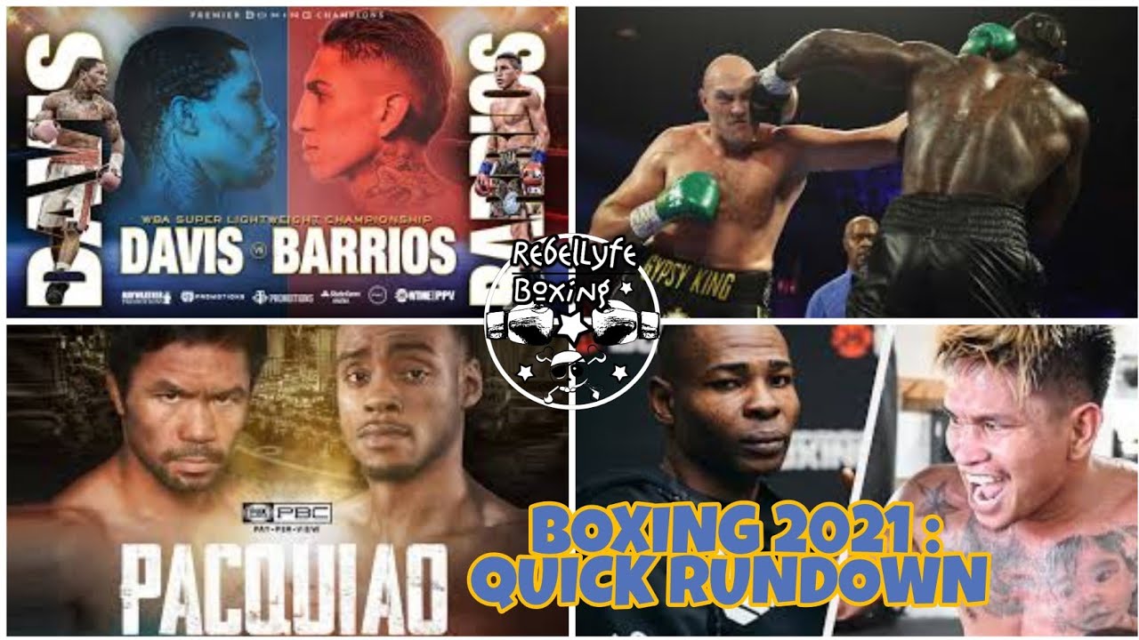upcoming Boxing matches 2021 rundown - YouTube