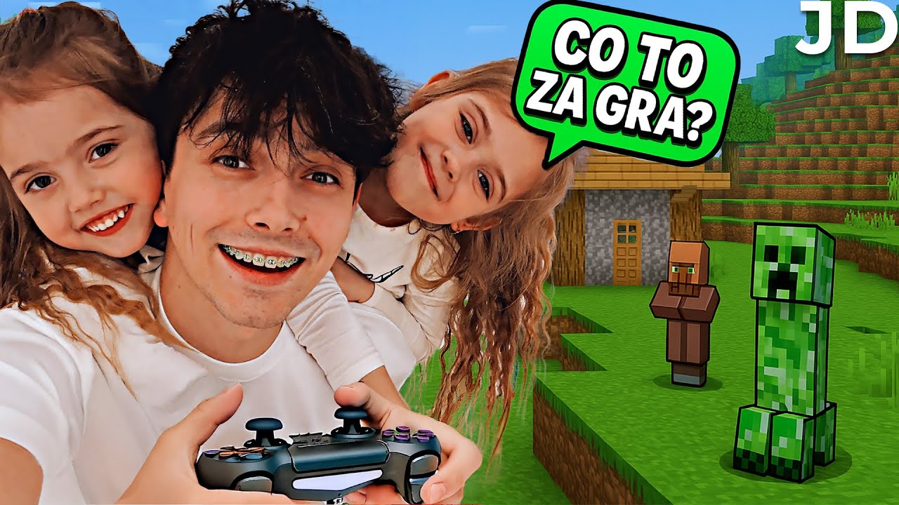 Pokazałem dzieciom Minecrafta… | JDabrowsky - YouTube