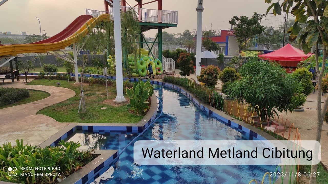 Waterland Metland Cibitung Wisata Air di Cibitung Bekasi - YouTube