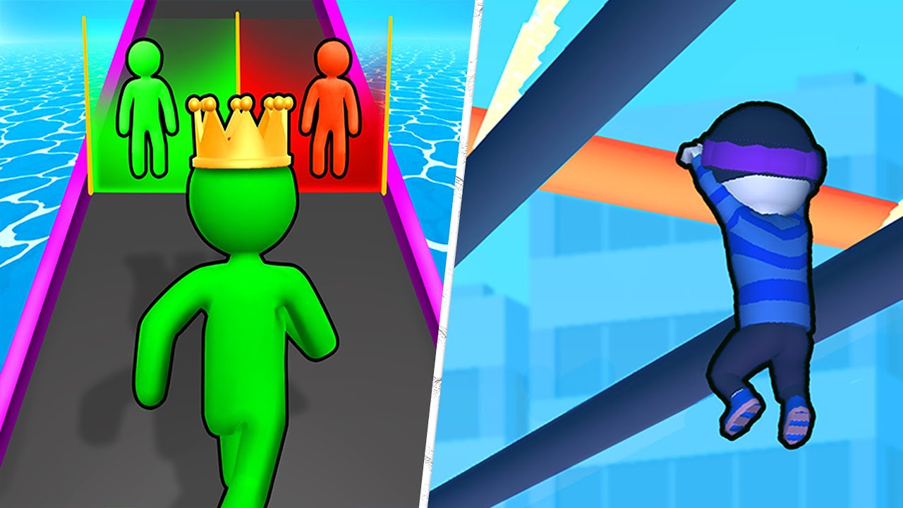 Satisfying Mobile Games 2023 - Giant Rush, Roof Rails, Number Leveling ...