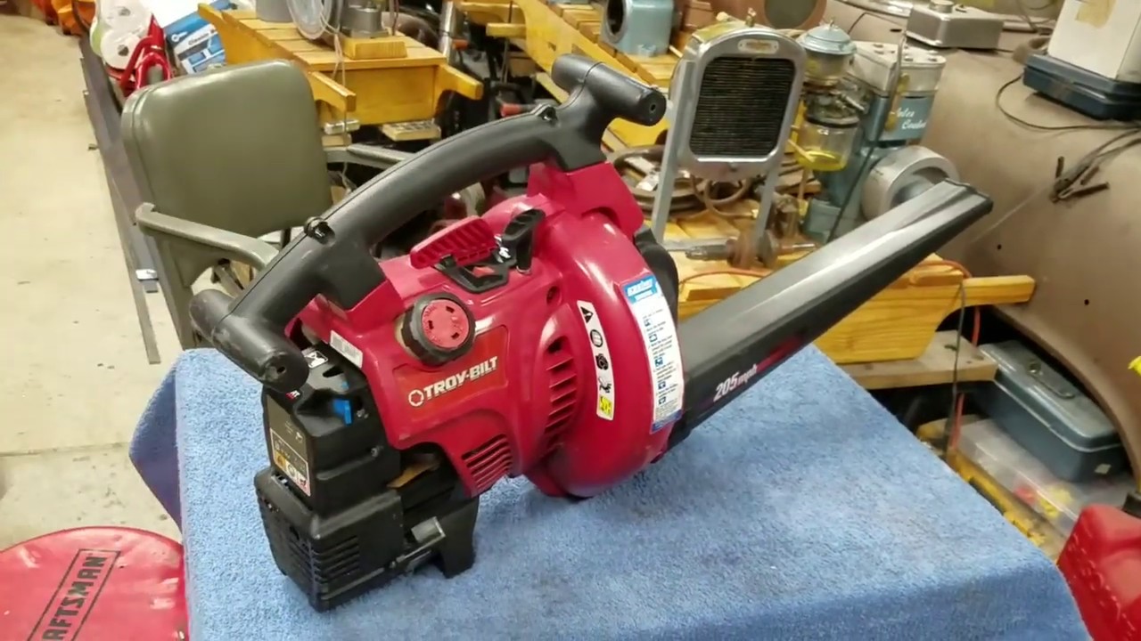 CURB FIND LEAFBLOWER REPAIR - YouTube