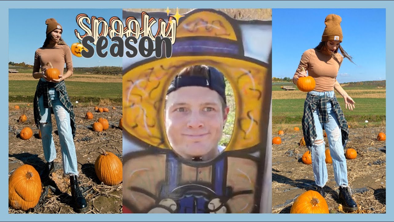 VLOG: FALL DATE *pumpkin patch adventure | The Herbert's - YouTube