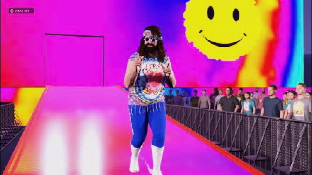 WWE 2k25 Dude Love Full Entrance - YouTube