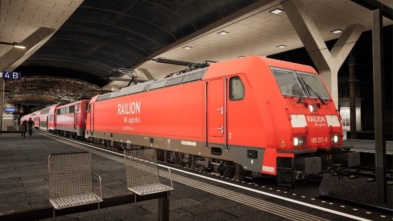 Train Sim World 4 Bahnstrecke Salzburg - Rosenheim PS5 Gameplay BR 185. ...