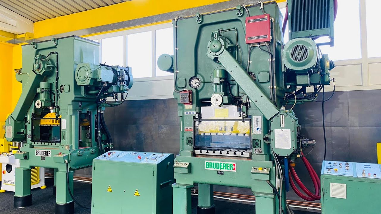 Bruderer BSTA 50 High speed press - YouTube