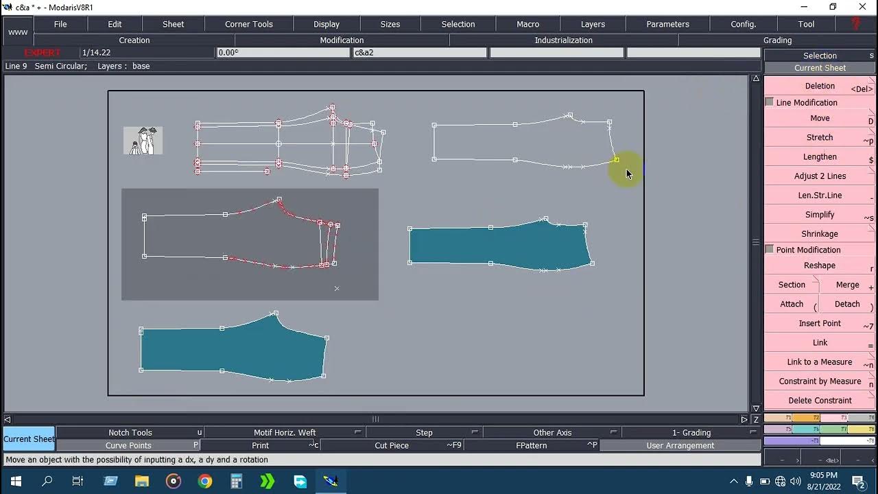 Lectra Modaris | LONG PANT WAISTBAND Tutorial | Beginners Valuable Video | @garmentscadtraining ...