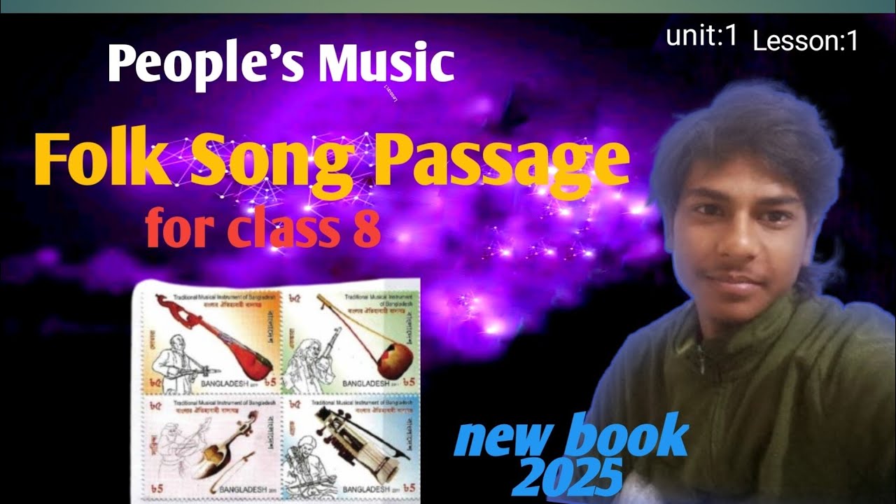 Class 8 Jsc English passage Folk music, people's music. - YouTube