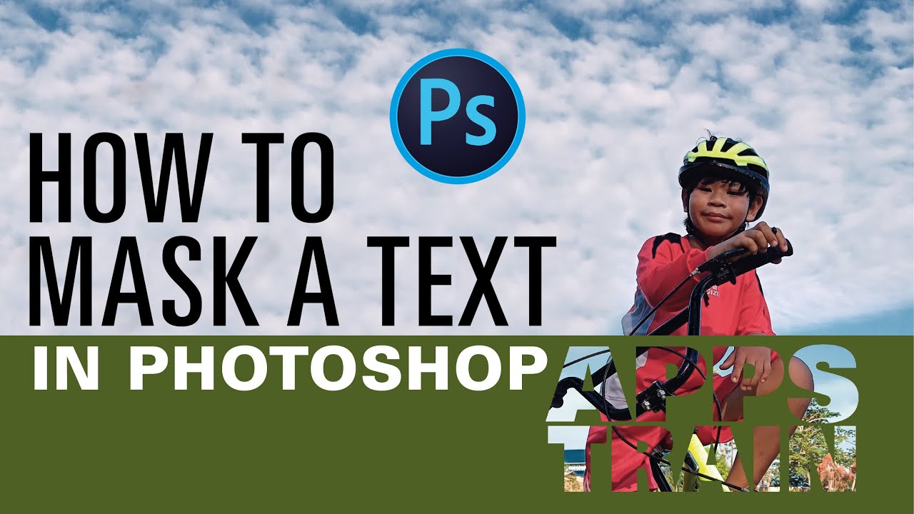 How to Mask a Text in Photoshop - YouTube