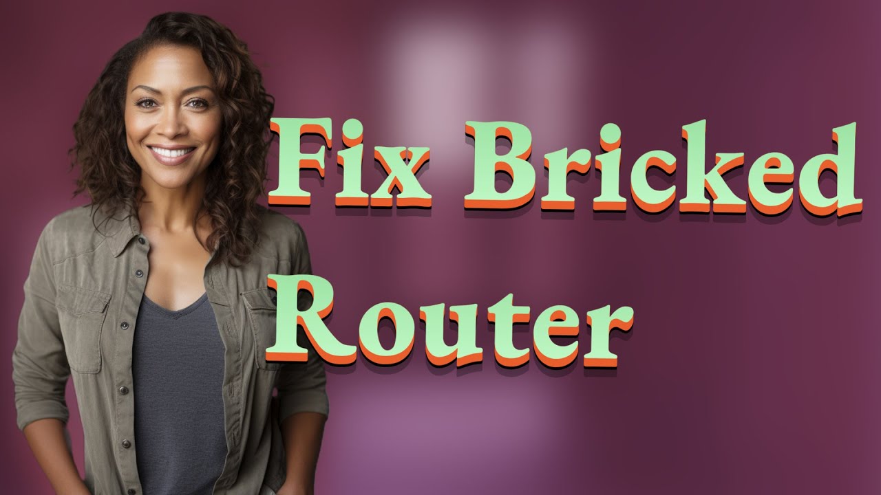 How Do I Fix a Router Bricked by a Firmware Update? - YouTube
