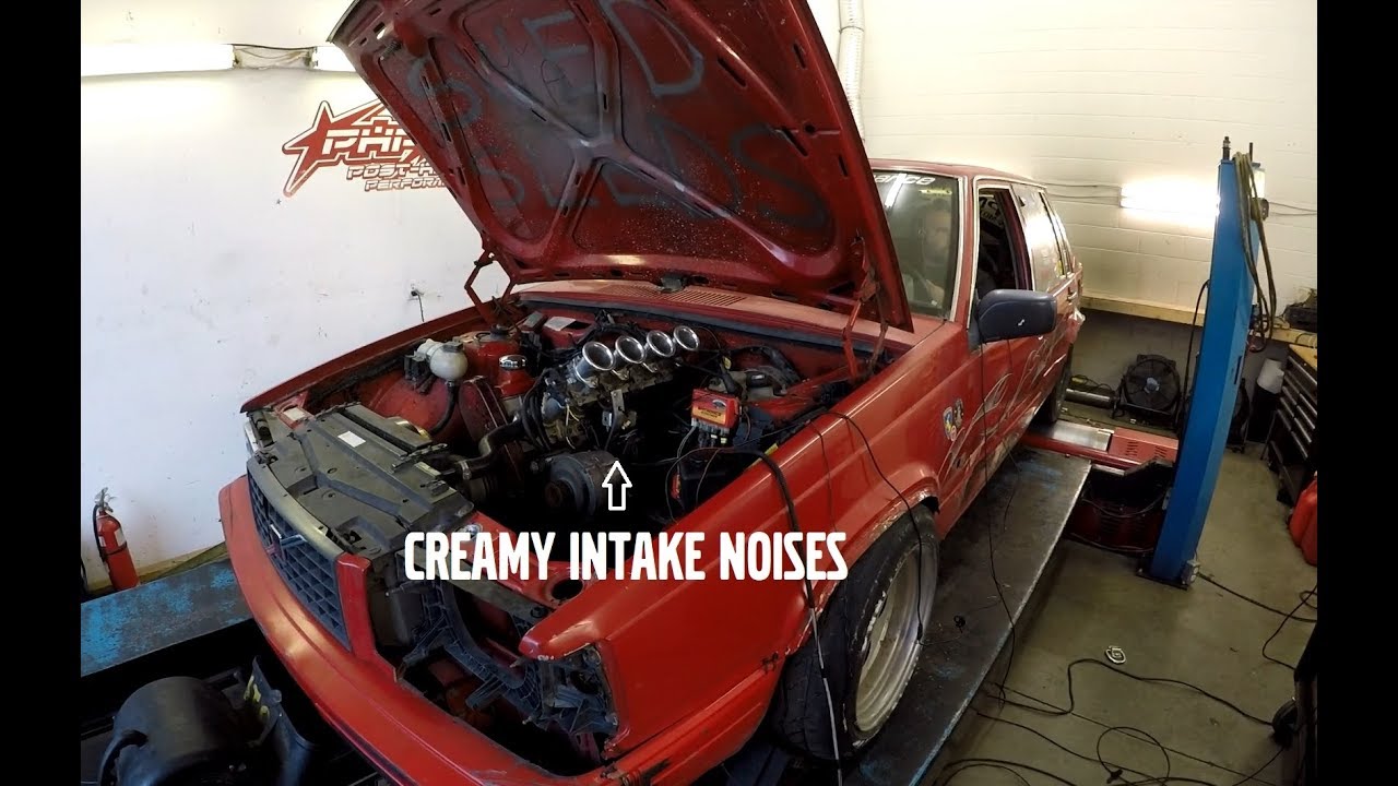 VOLVO B230 INDIVIDUAL THROTTLE BODY DYNO TUNING !!! - YouTube