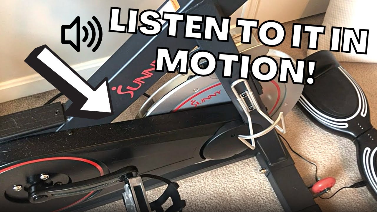 How LOUD Is the Sunny Health & Fitness Exercise Bike?? (Demo!) - YouTube