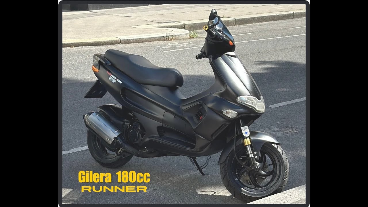 Gilera runner 180cc mit 25 Dellorto Vergaser - YouTube
