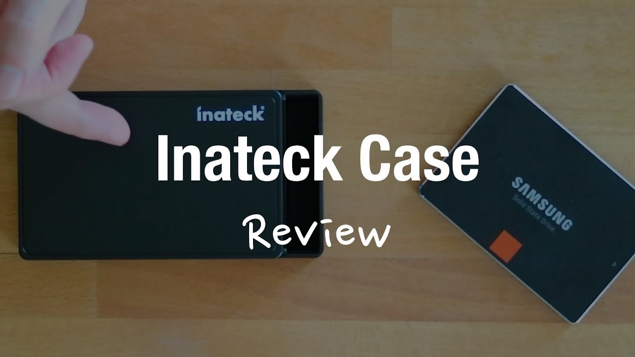 Inateck 2.5 Inch USB 3.0 Hard Drive Disk Enclosure - YouTube