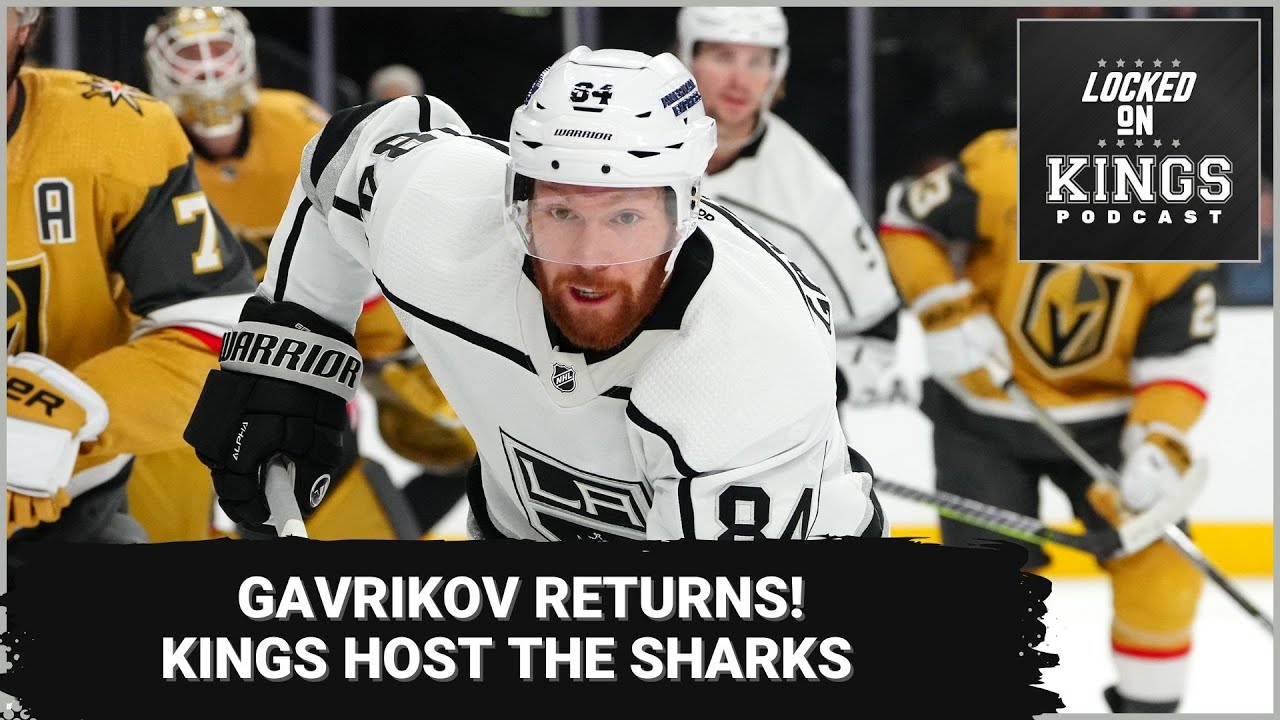 Gavrikov returns, Kings host Sharks - YouTube