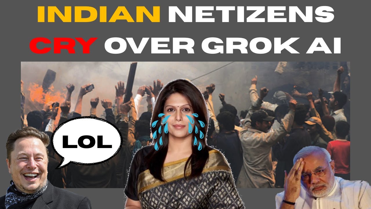 Why Indian Netizens Are Crying Over Grok - YouTube
