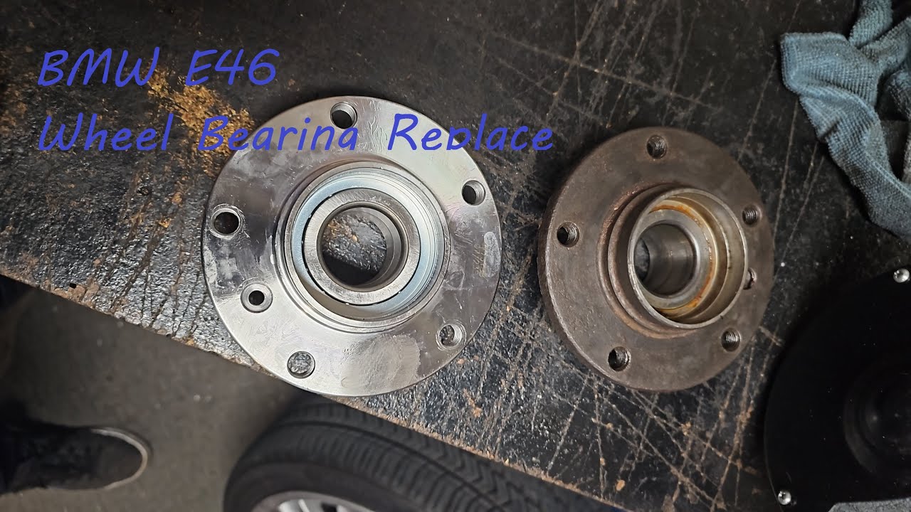 E46 Convertible Wheel bearing swap - YouTube