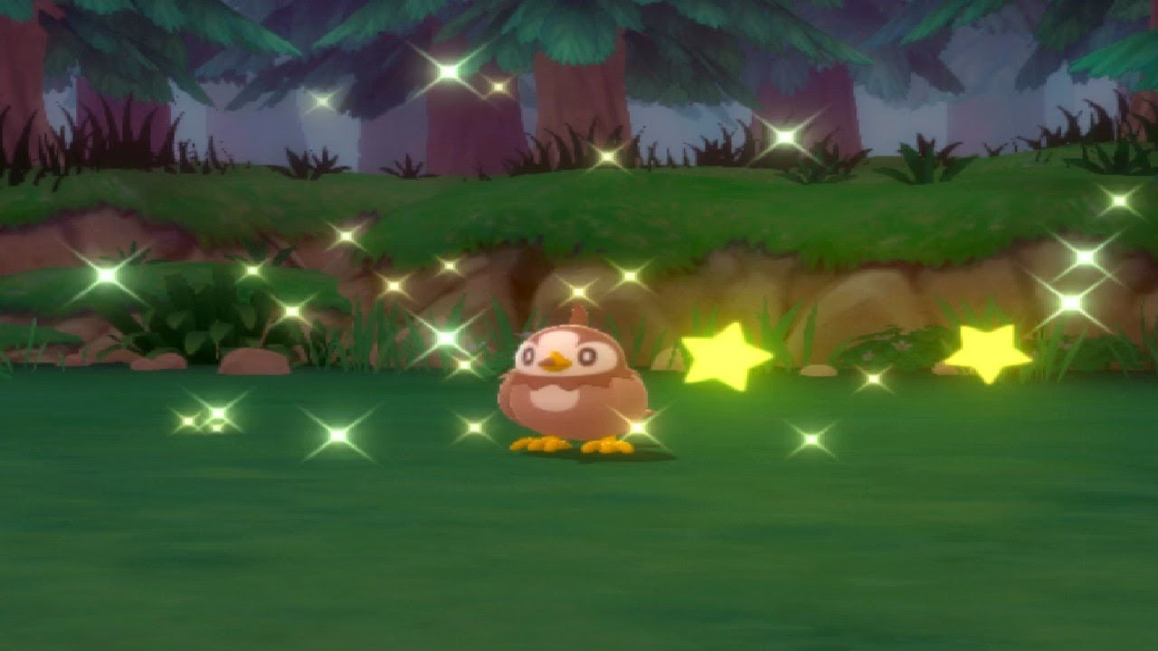 Live shiny Demon (uncatchable) Starly (762 sr Brilliant Diamond) - YouTube