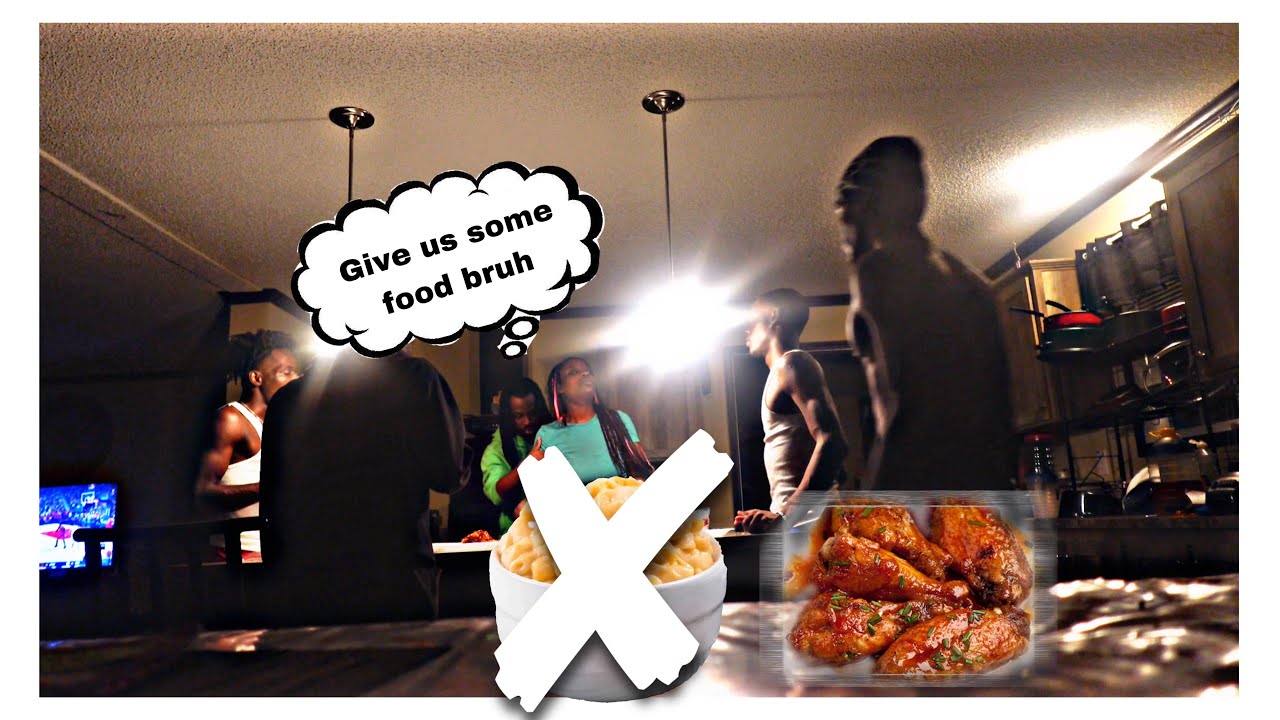 Telling the gang “NO BAKE MACARONI UNTIL TOMORROW“ PRANK - YouTube