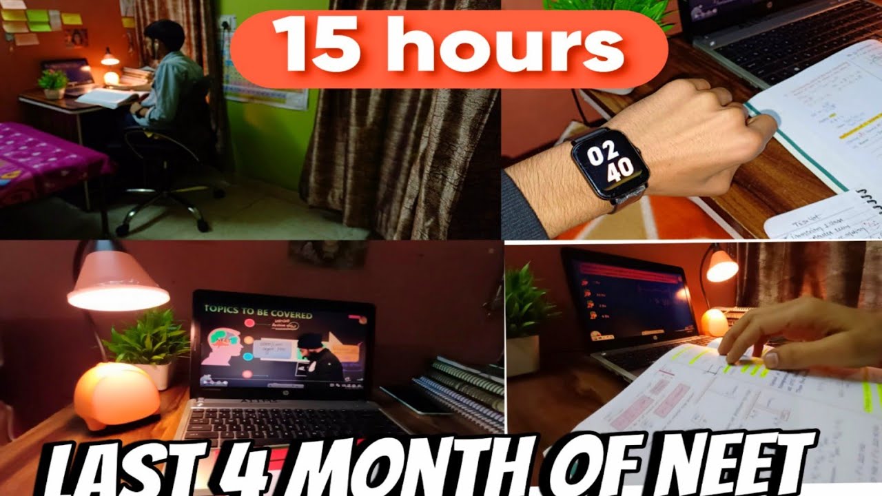 LAST 4 MONTH OF NEET TIME TABLE ⏲️ || STUDY VLOGS || NEET 2024 STUDY ...