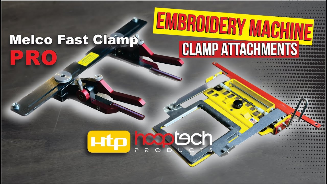 Melco Fast Clamp & Hoop Tech Slimline - YouTube