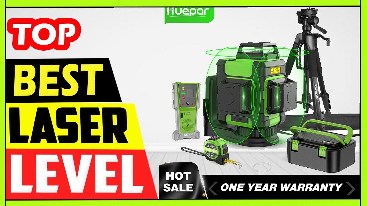 Best Huepar 12 Lines Green Beam Laser Level Review - YouTube