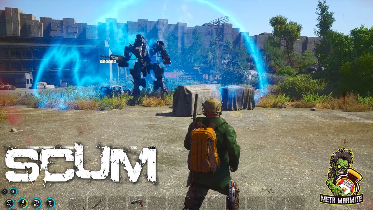 Angering Castrated SCUM Sentry Robots - YouTube