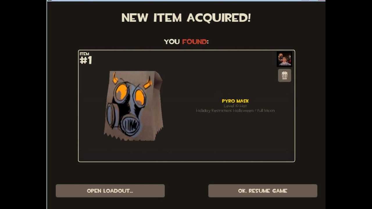 TF2: New Item Acquired! 30 Oct 2011 - YouTube