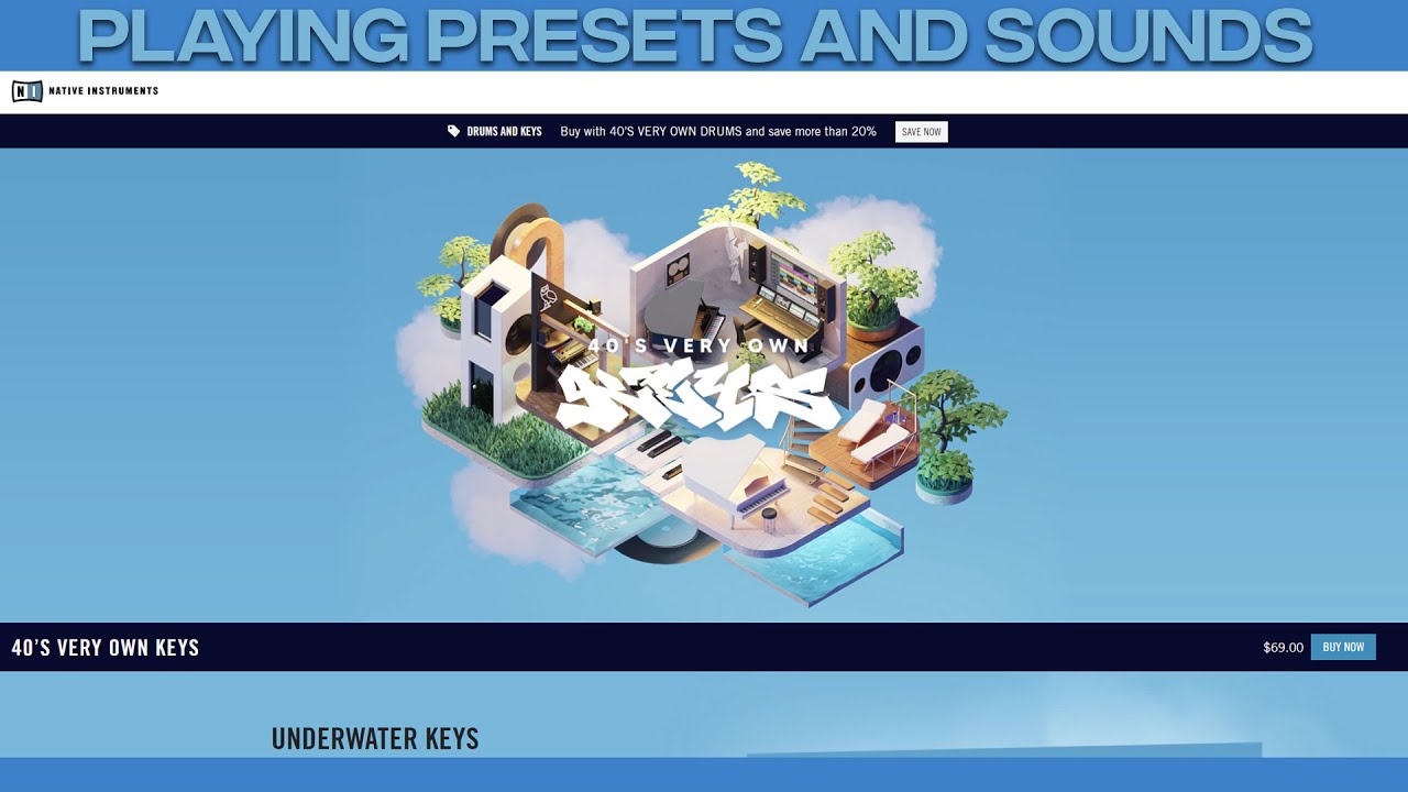 NATIVE INSTRUMENTS - 40’S VERY OWN KEYS - PRESET AND SOUND - YouTube