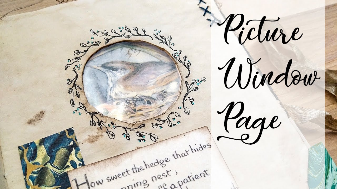 Picture Window Page - journal with me - YouTube