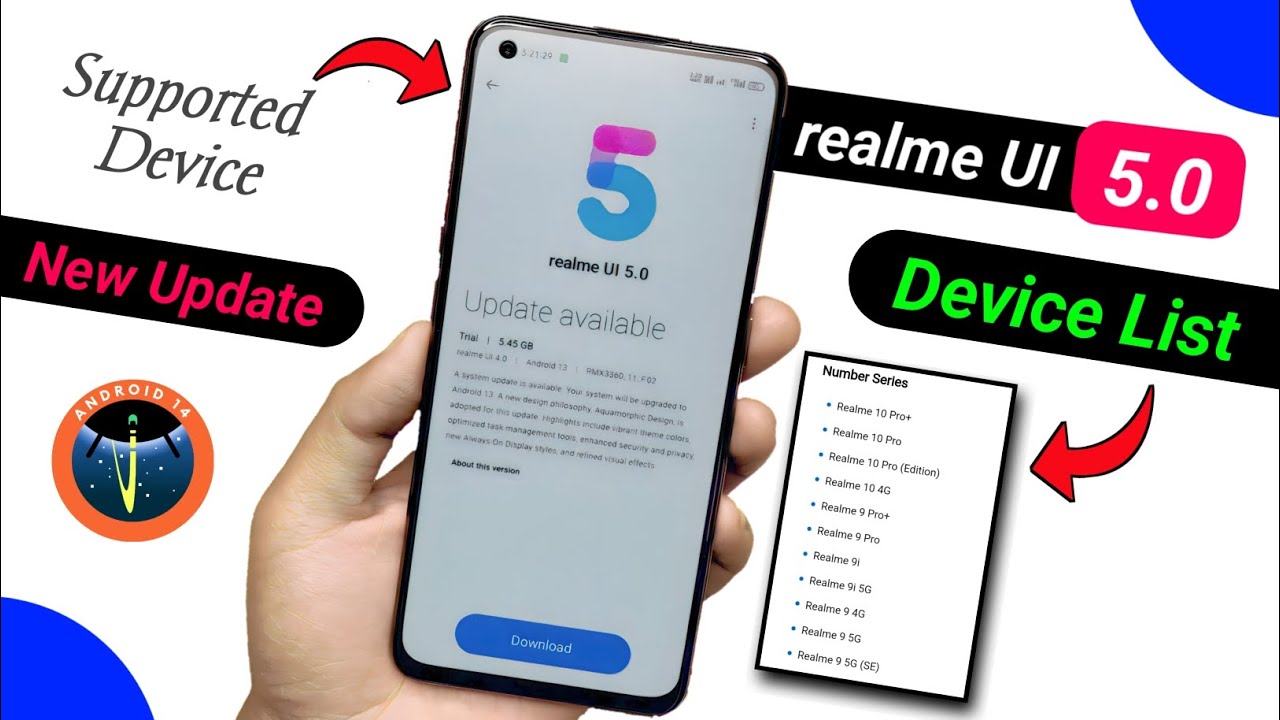Realme UI 5.0 Device List | Realme Android 14 New Update | Realme UI 5. ...