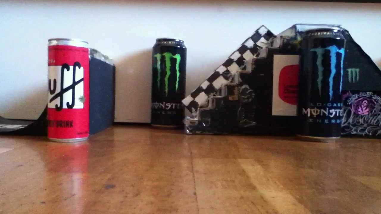 homemade fingerboard ramps - YouTube