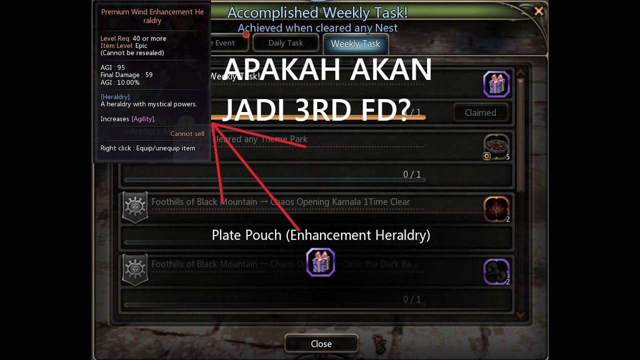 BUKA 50PCS PLATE POUCH AKANKAN MENJADI 3RD FD - DRAGON NEST CLASSIC - YouTube