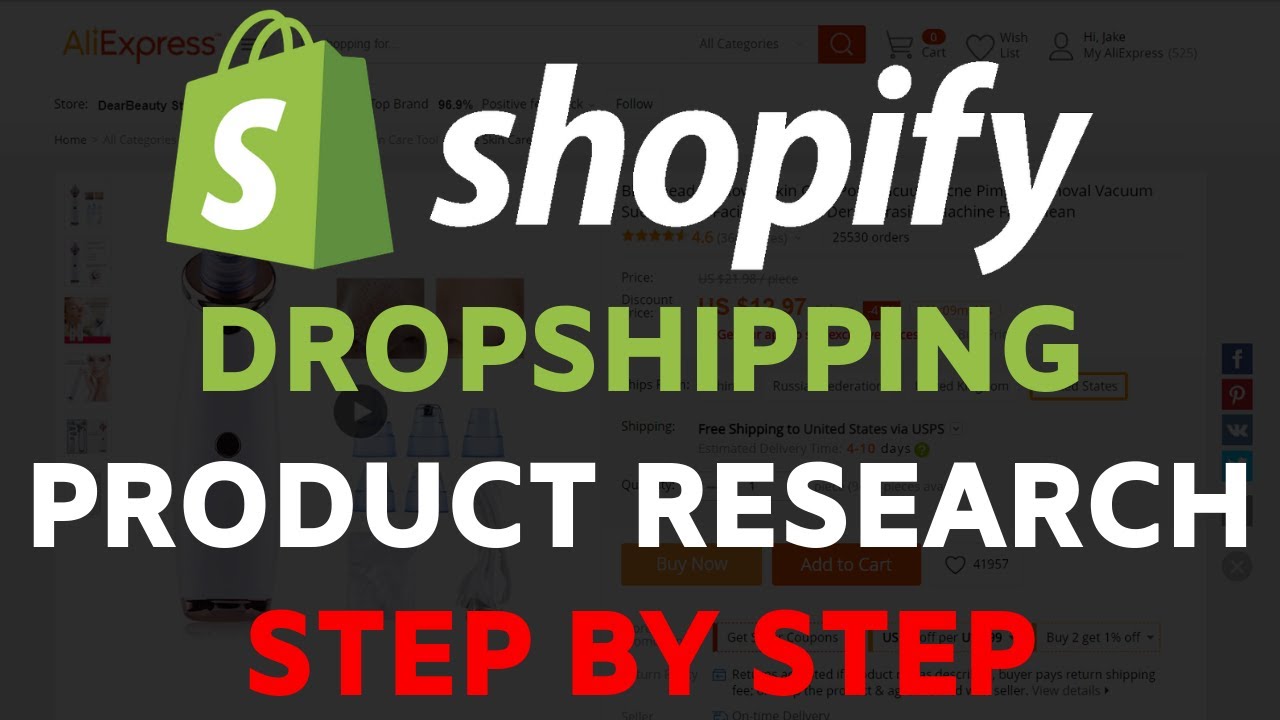 Shopify Dropshipping Product Research Tutorial | Find Winning Products ...