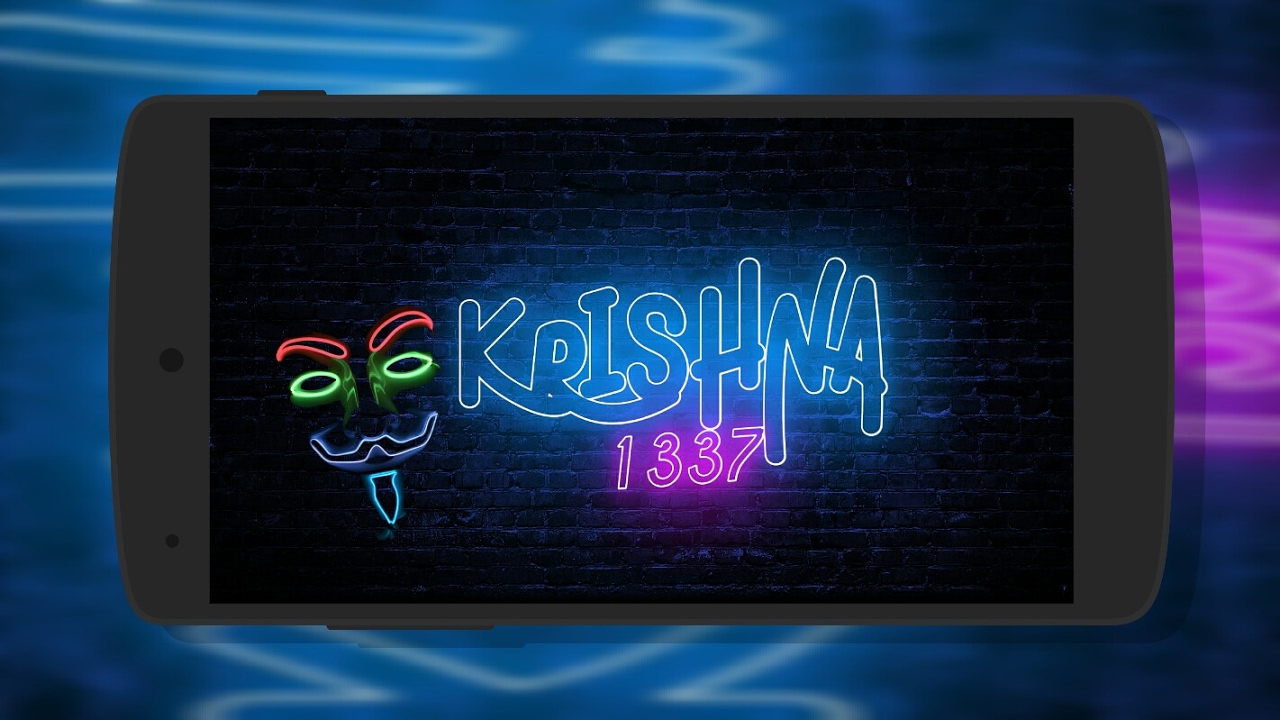 How To Make Neon Text Logo in Android 📱 | New style | For Birthday ...