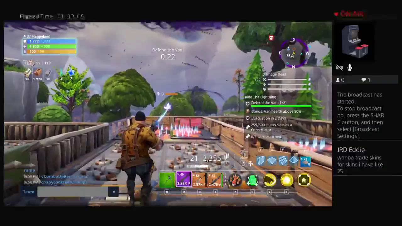 ((Live)) Playing Fortnite [Save the World] Husk Extermination with a ...