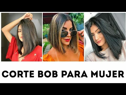 CORTE DE CABELLO BOB PARA MUJER / CORTES DE PELO 2021 MUJER 💇/ Corte ...