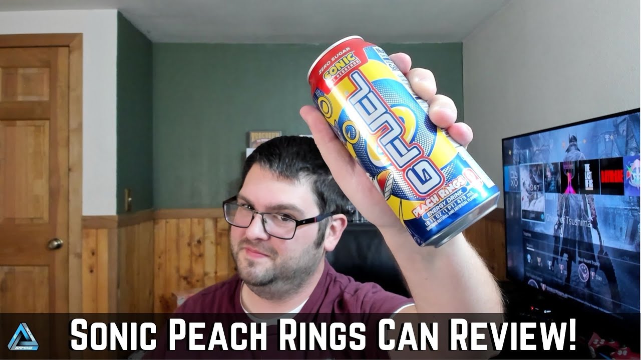 GFuel Sonic Peach Rings Can Review! - YouTube