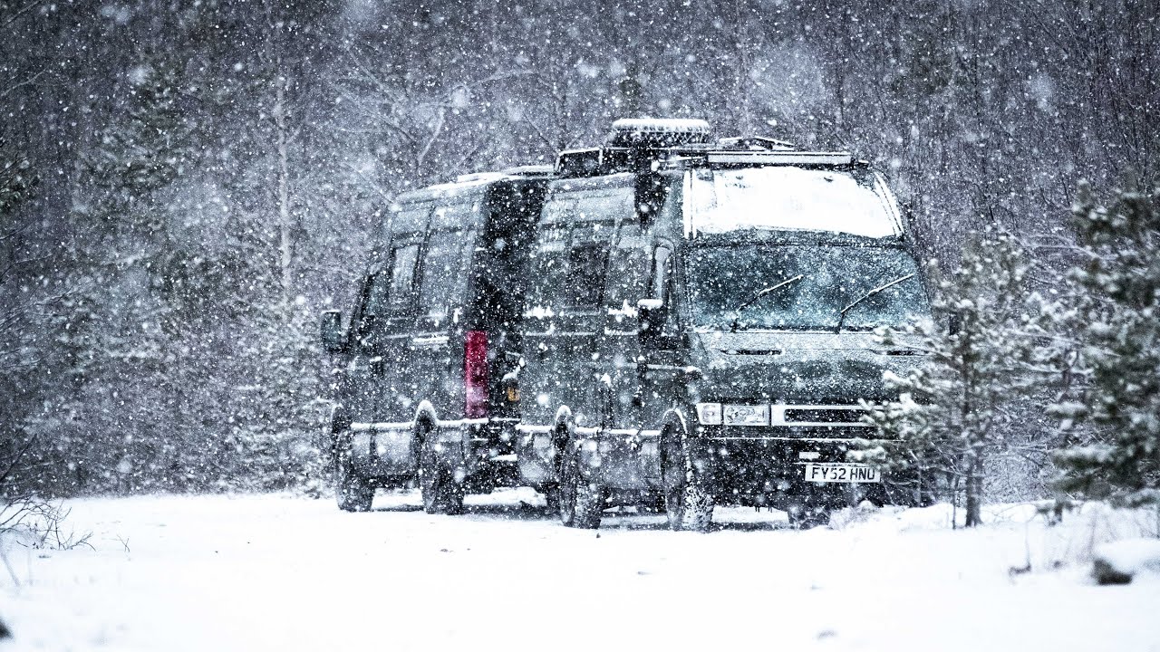 Winter Van Living In The Arctic / The Adventure Begins... - YouTube