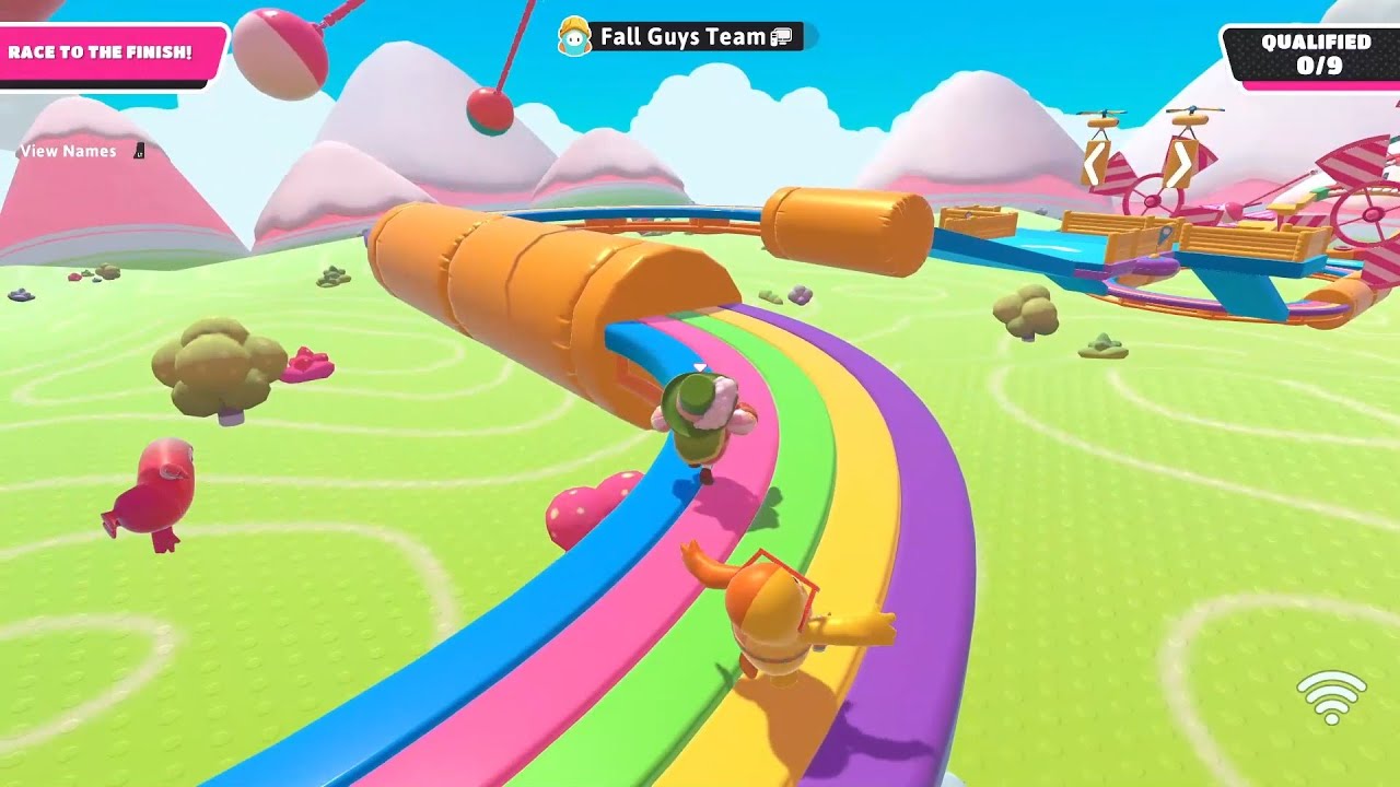 Fall Guys - New Rounds: Winding Walkways and Chuting Stars - YouTube