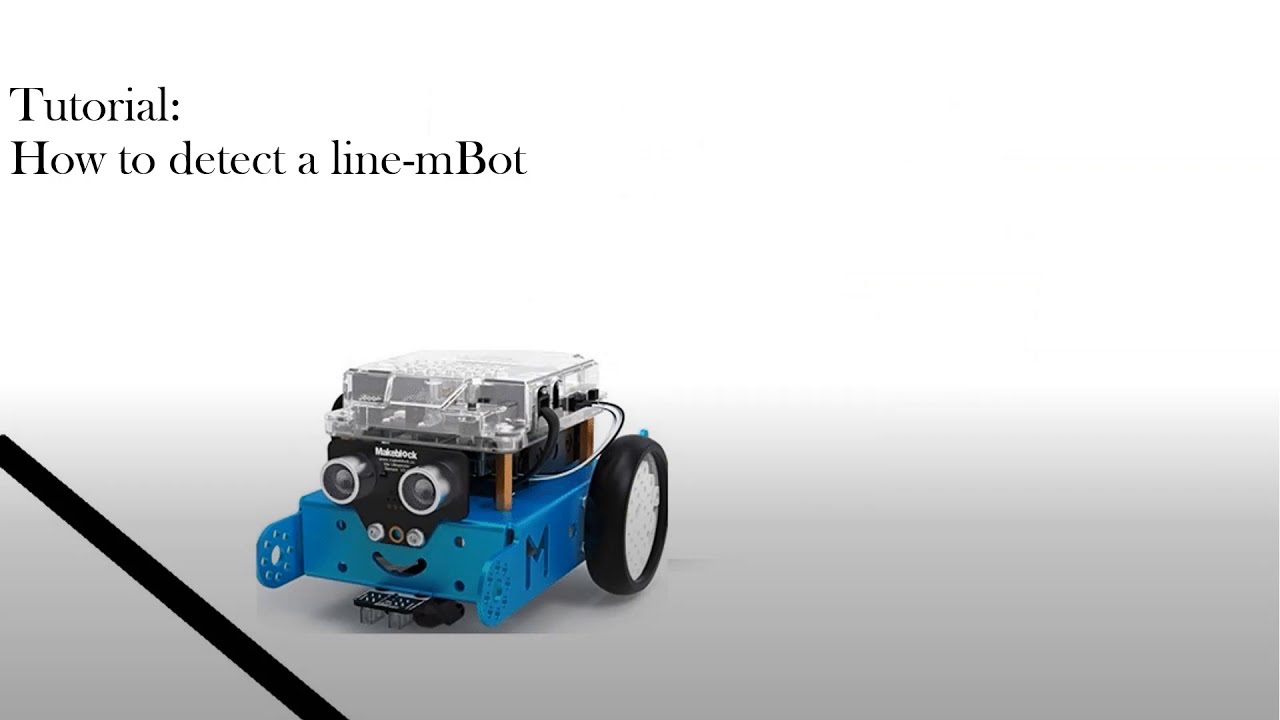 mBot Tutorial- How to Detect a Line - YouTube