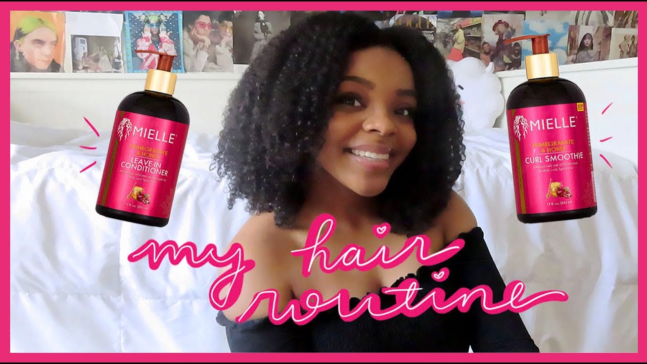 My Natural Hair Care Routine! Ft. Mielle Organics - YouTube