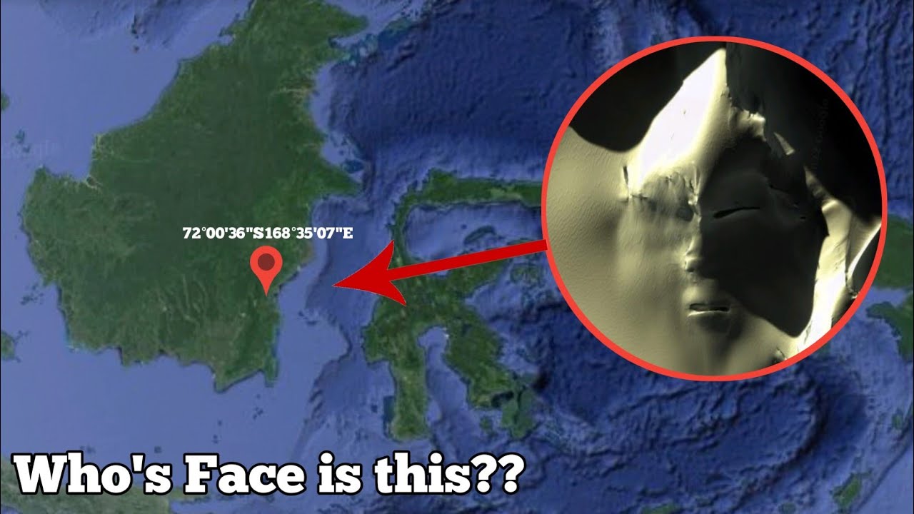 Whose face is this? Scary locations of Google Earth and maps - YouTube