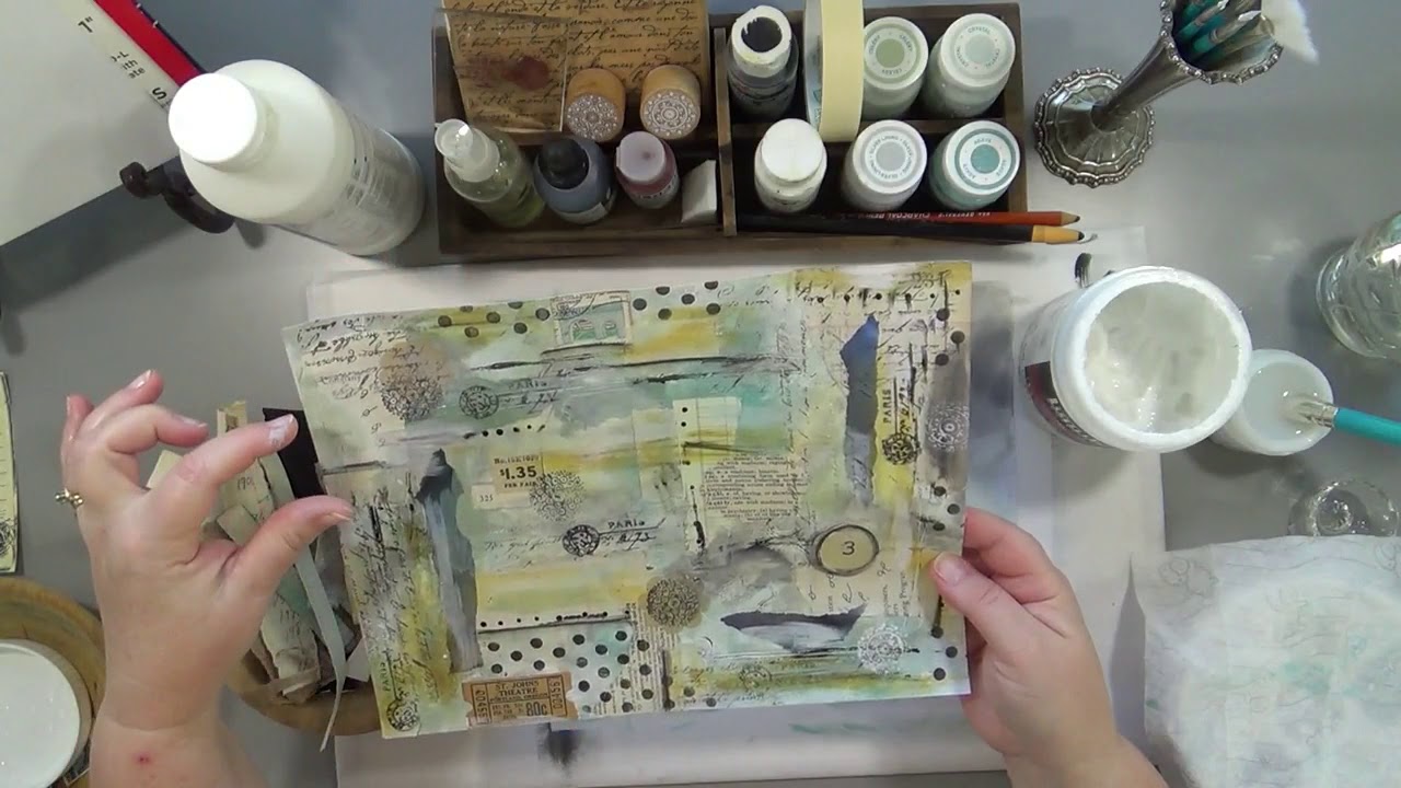 Mixed Media Sticker Sheet Tutorial - YouTube