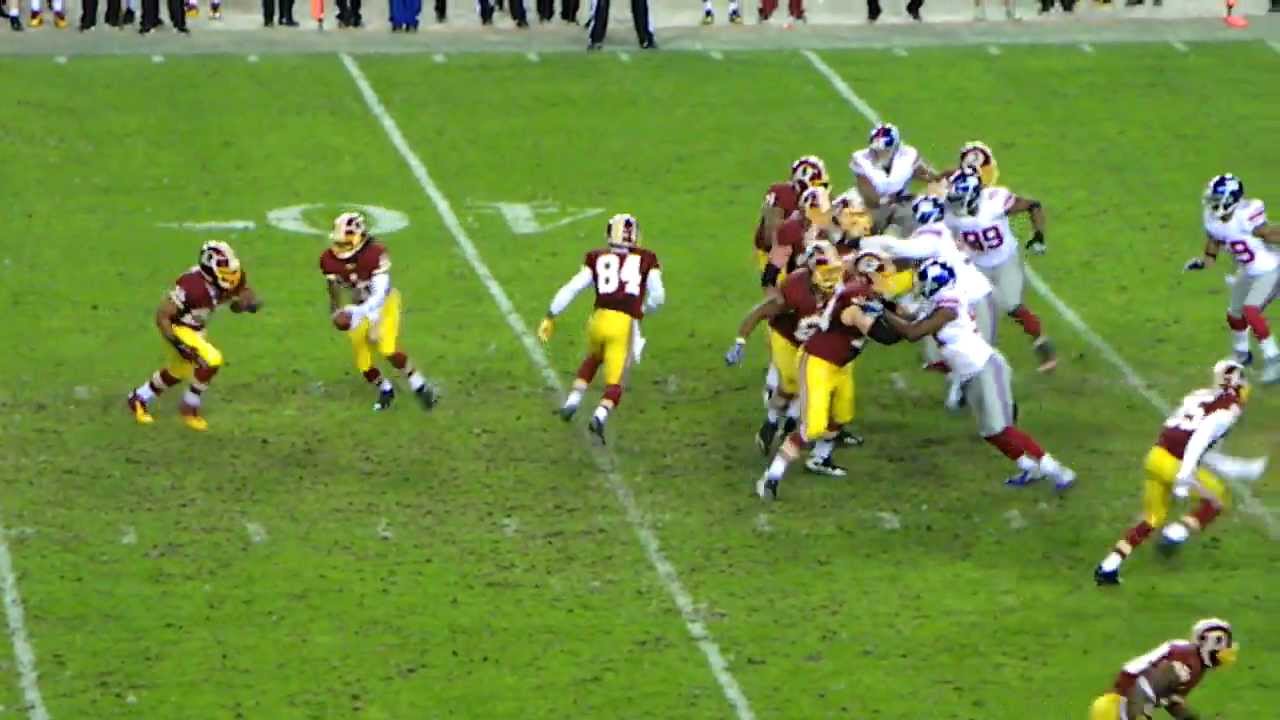 RGIII Fake Handoff Run To The Left. Monday Nigth Football - YouTube