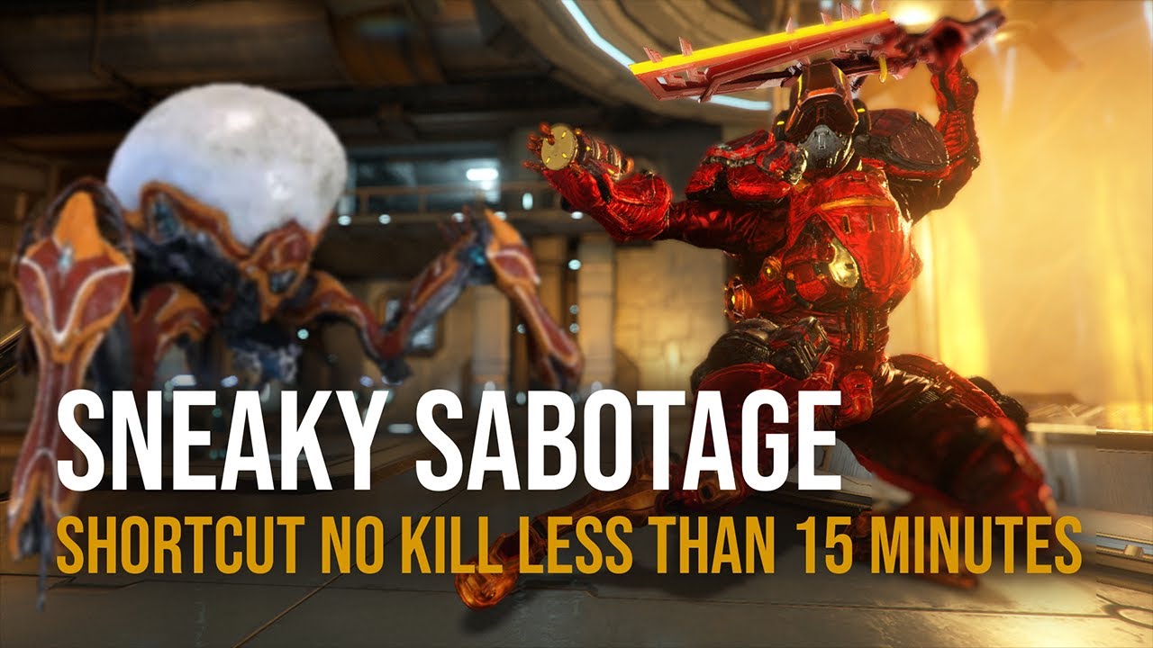 WARFRAME | Khal Mission Sneaky Sabotage Full | Shortcut Passage To ...